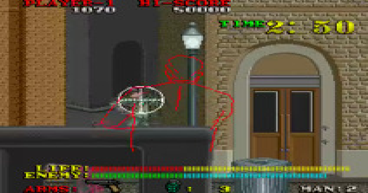 Dead Angle emulator for Arcade / Mame