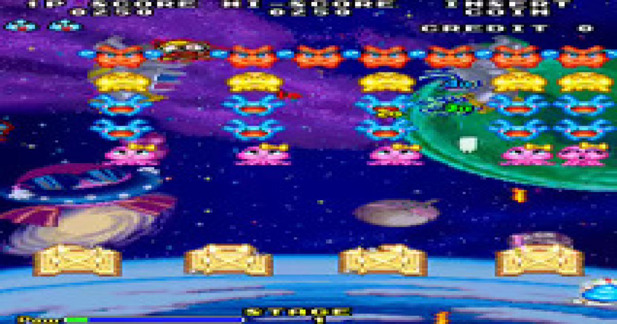 Space Invaders 95 Attack Of The Lunar Loonies World Emulator For
