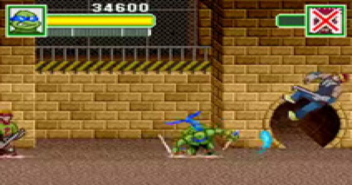 Teenage Mutant Ninja Turtles (U) emulator for GameBoy Advance