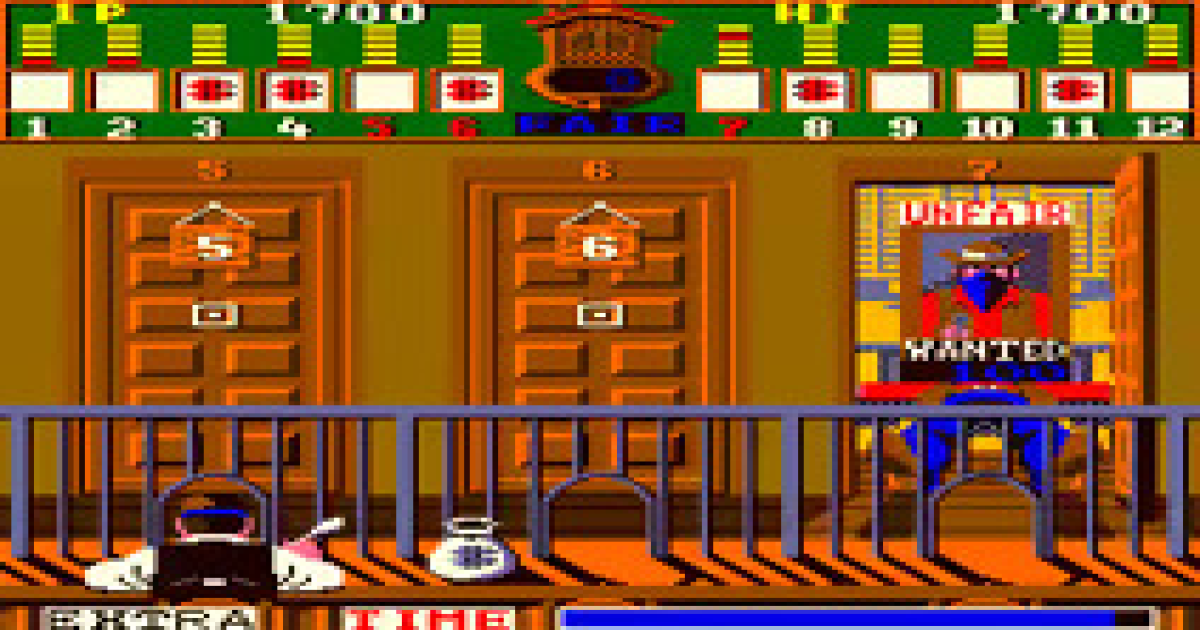 Bank Panic emulator for Arcade / Mame