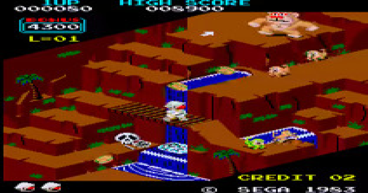 Congo Bongo (Rev C, 2 board stack) emulator for Arcade / Mame