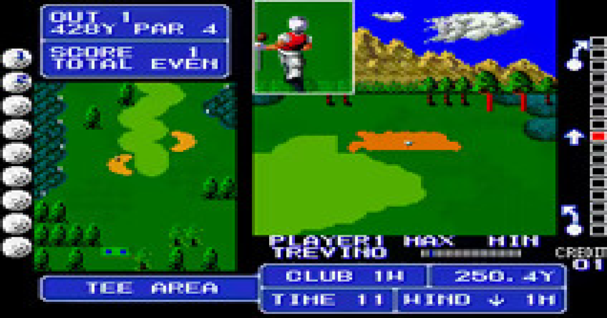 Fighting Golf (World) emulator for Arcade / Mame