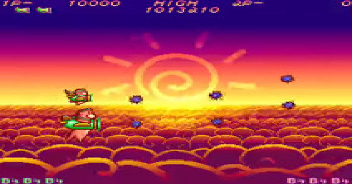 Hacha Mecha Fighter emulator for Arcade / Mame