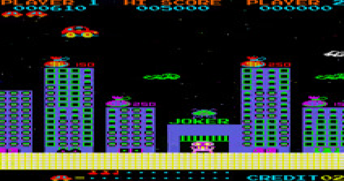 Jump Bug emulator for Arcade / Mame