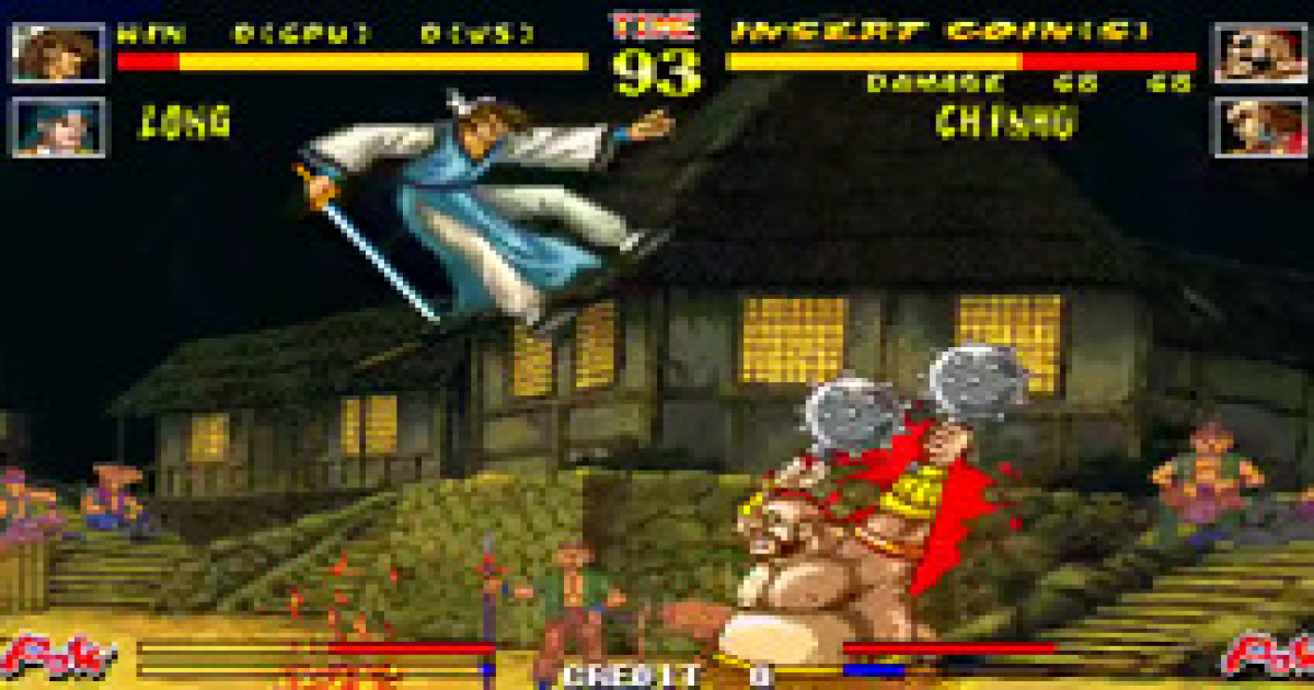 The Killing Blade (ver. 109, Chinese Board) emulator for Arcade / Mame
