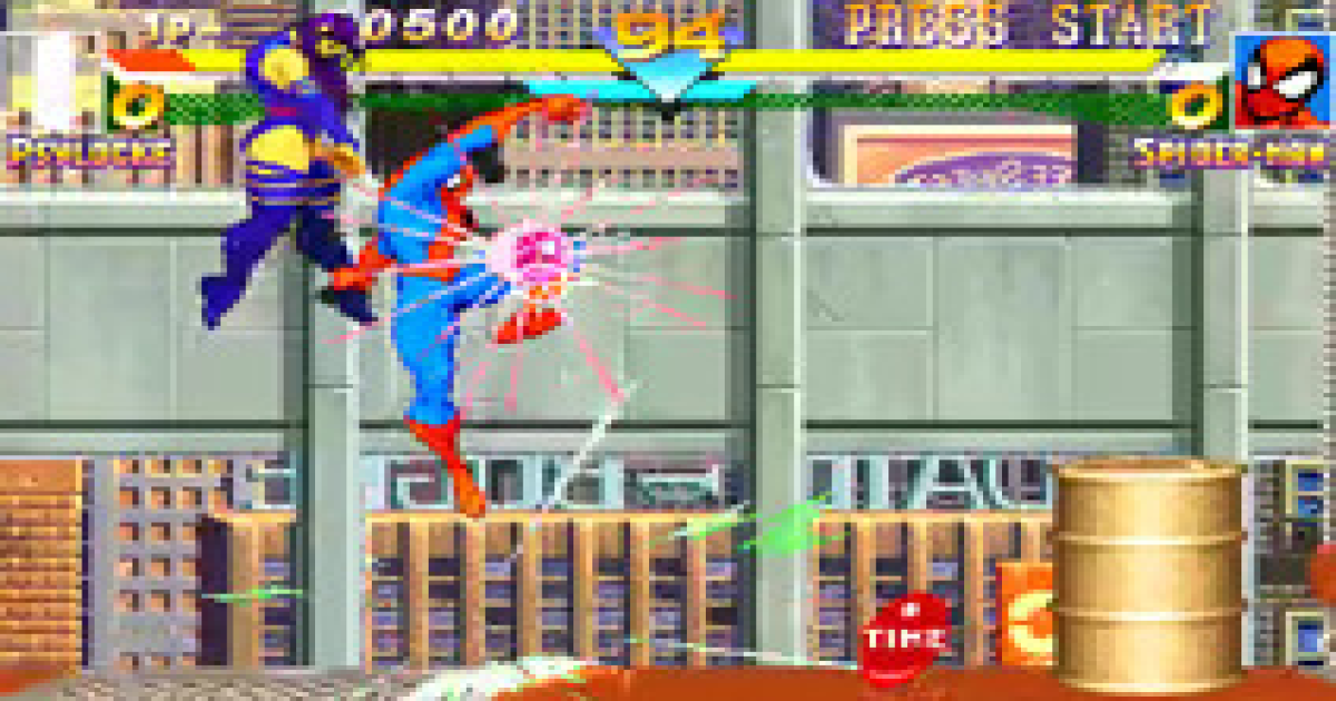 Marvel Super Heroes (Euro 951024) emulator for Arcade / Mame