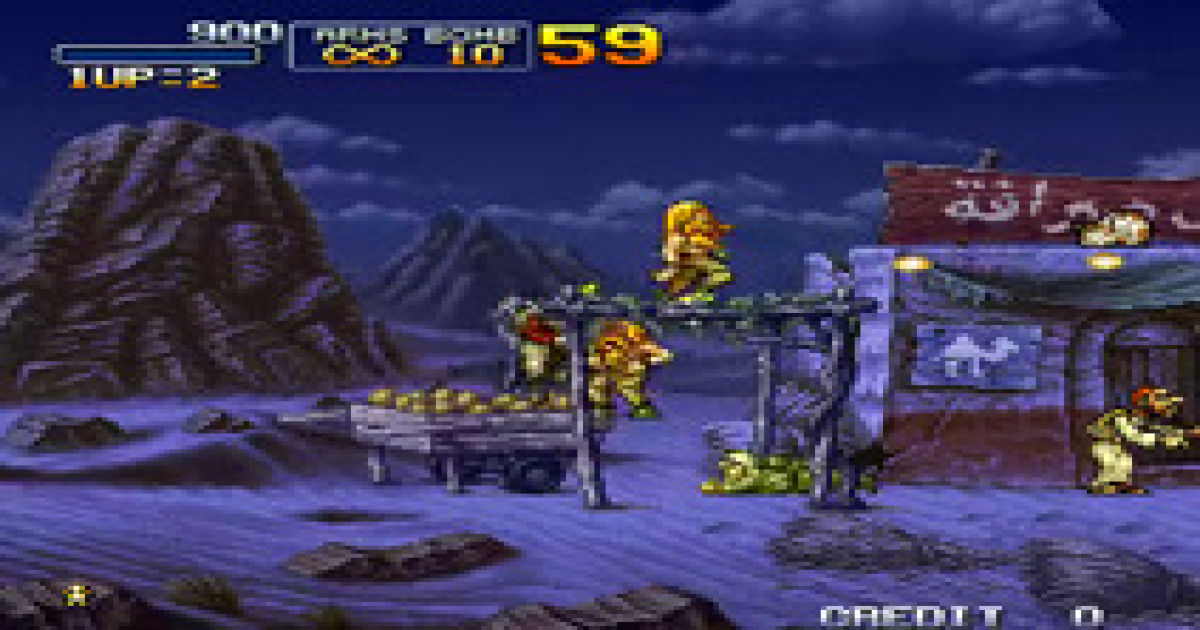 Metal Slug X - Super Vehicle-001 emulator for Arcade / Mame