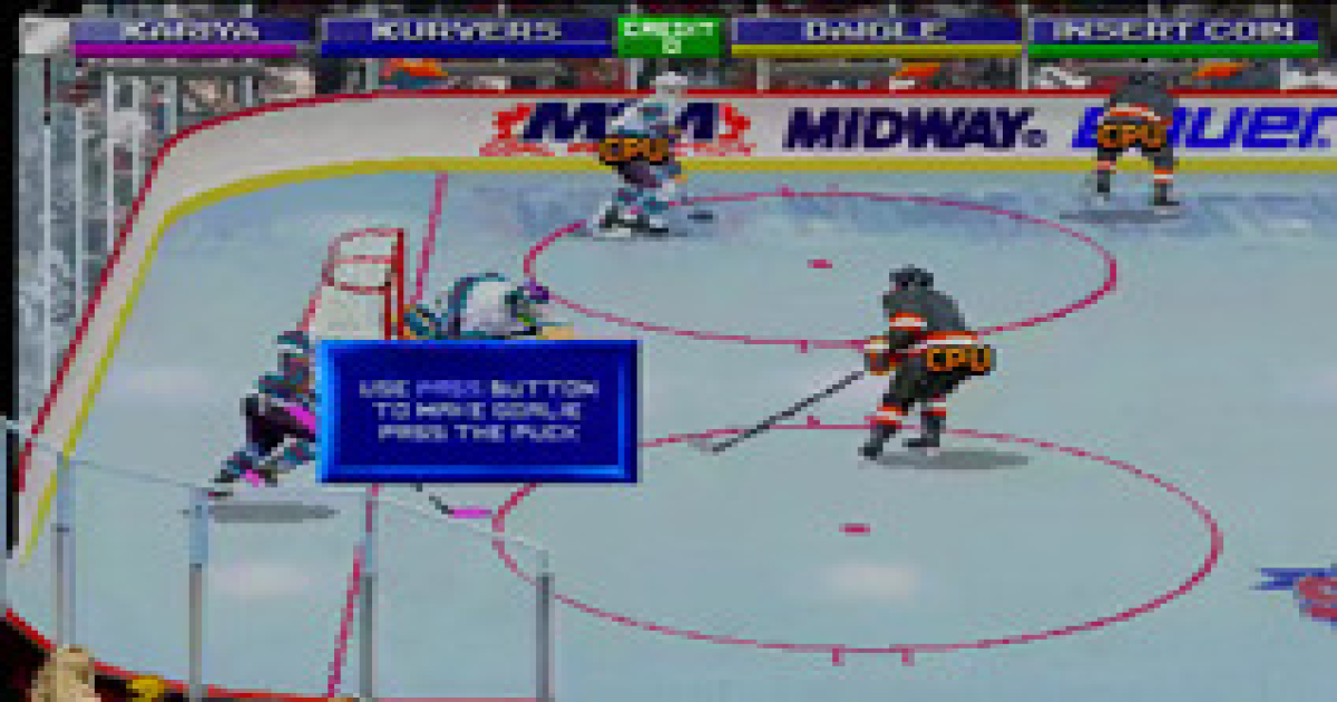 2 On 2 Open Ice Challenge (rev 1.21) emulator for Arcade / Mame