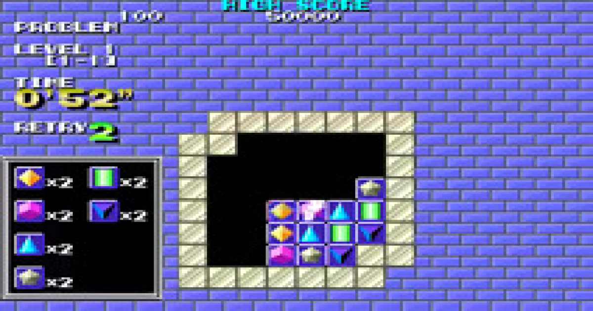 Puzznic (Japan) emulator for Arcade / Mame