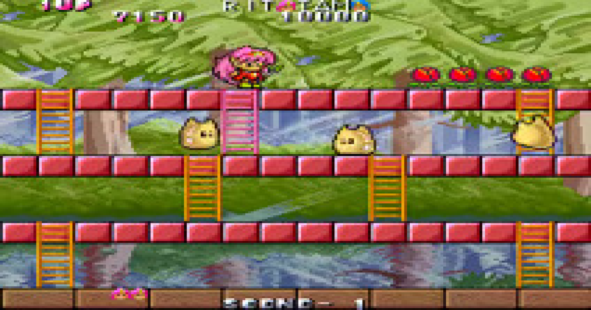 Rod-Land (World) emulator for Arcade / Mame