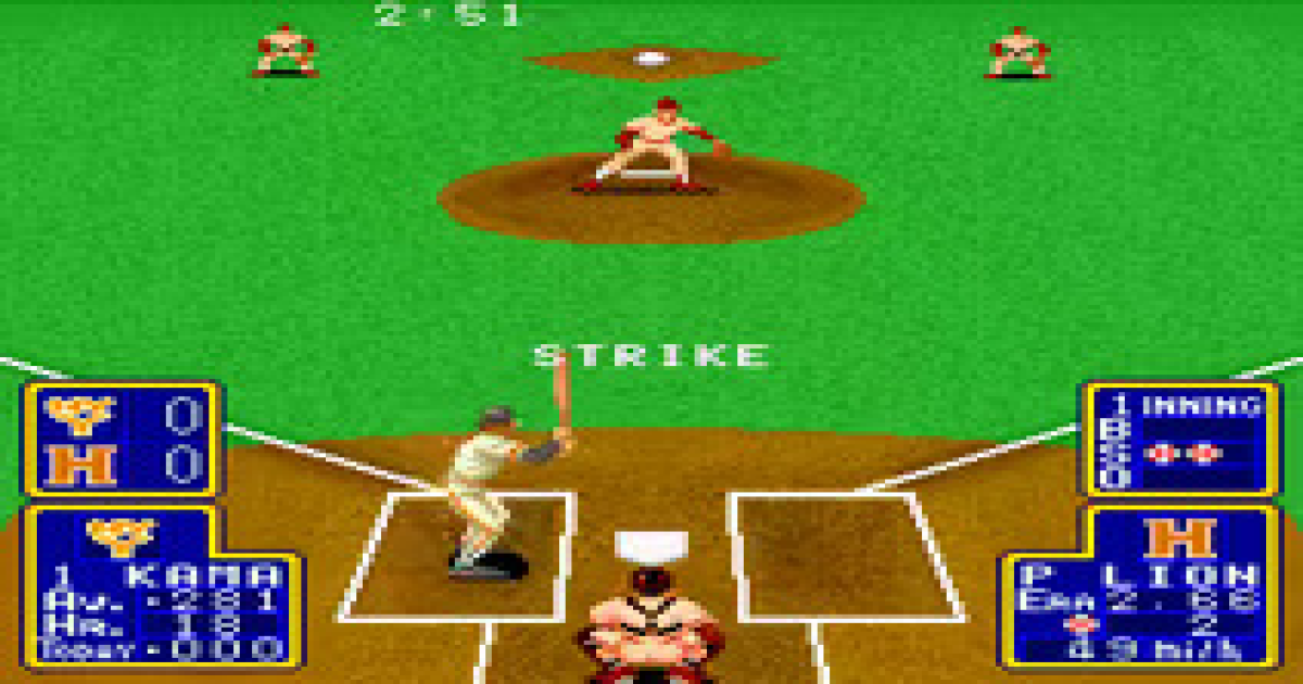 Super Champion Baseball (US) emulator for Arcade / Mame
