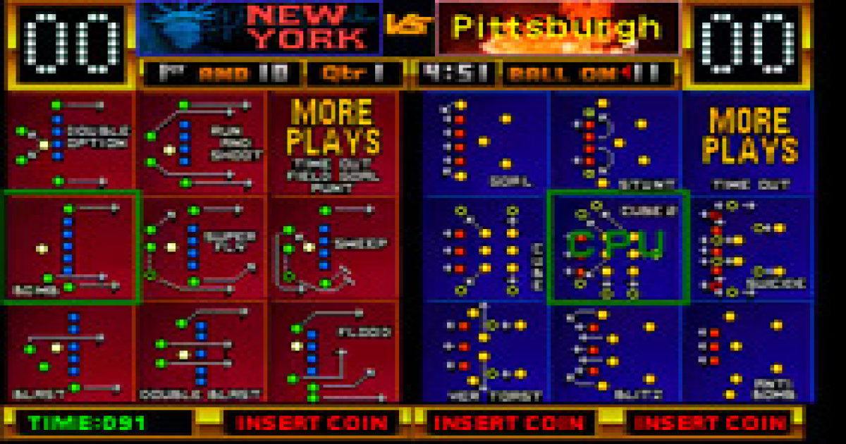 Super High Impact (rev LA1 09-30-91) emulator for Arcade / Mame