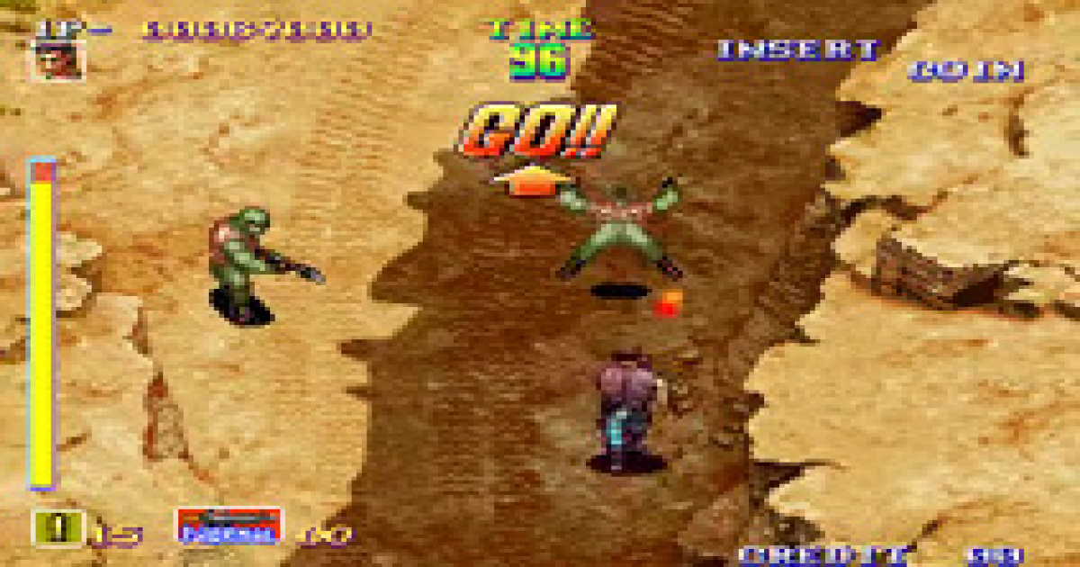 Shock Troopers (set 1) emulator for Arcade / Mame