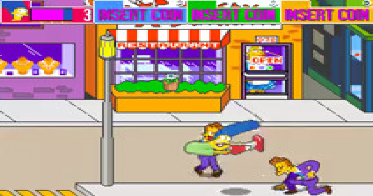 The Simpsons (4 Players) emulator for Arcade / Mame