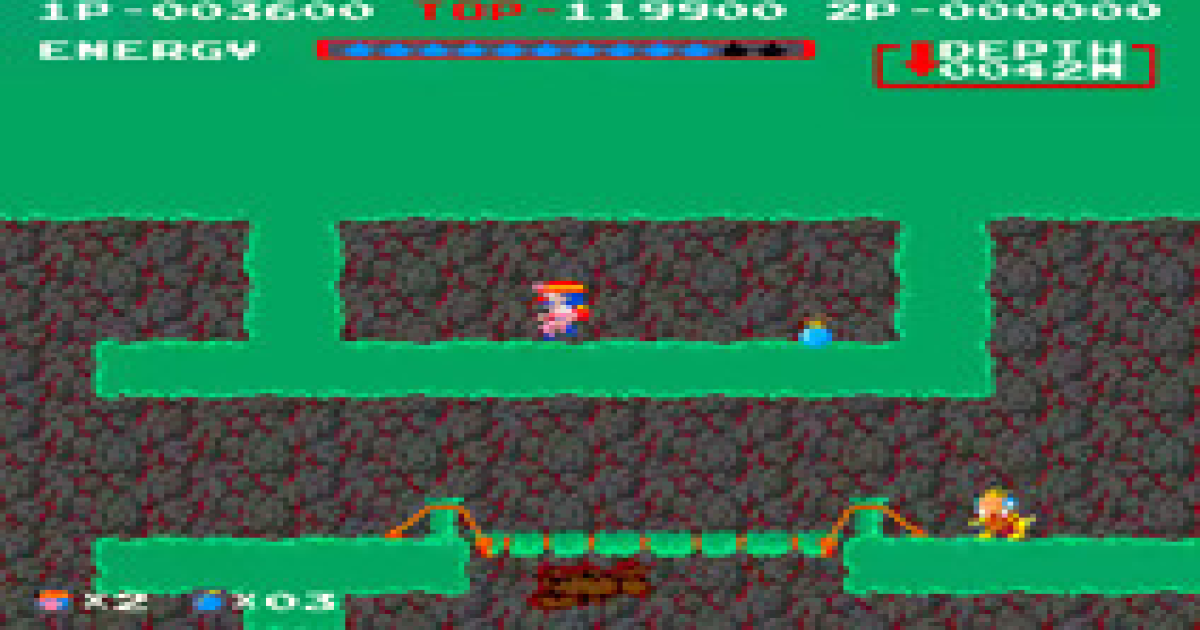Spelunker II emulator for Arcade / Mame