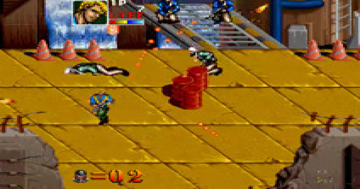 Thunder Zone (World) emulator for Arcade / Mame