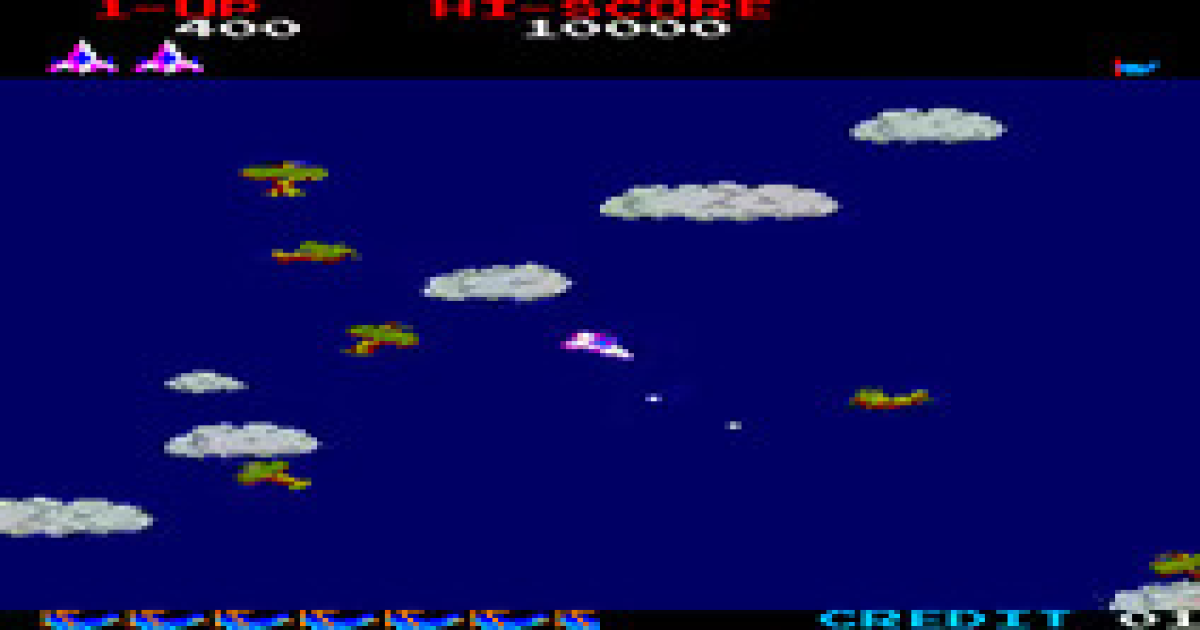 Time Pilot emulator for Arcade / Mame