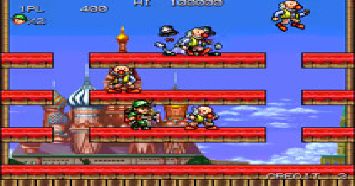 Tumble Pop (World) emulator for Arcade / Mame