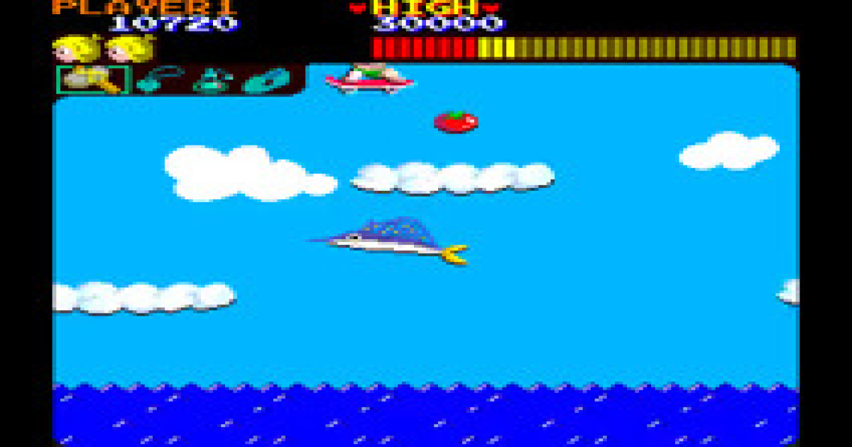 Wonder Boy Deluxe emulator for Arcade / Mame