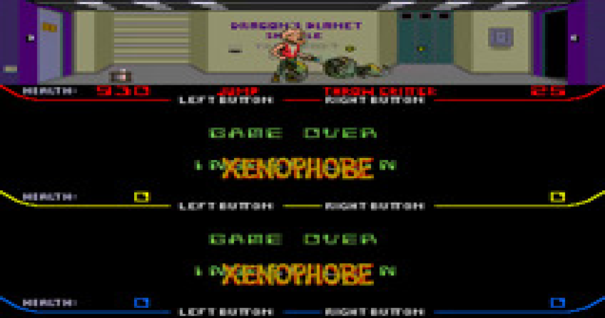 Xenophobe emulator for Arcade / Mame
