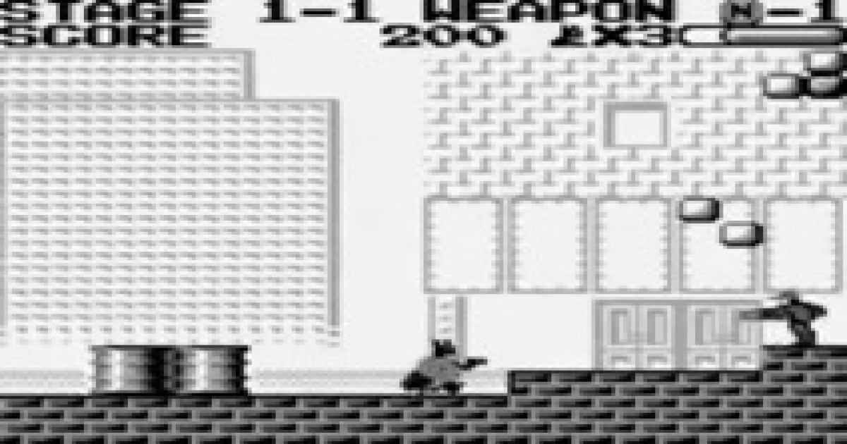 Batman - The Video Game emulator for GameBoy