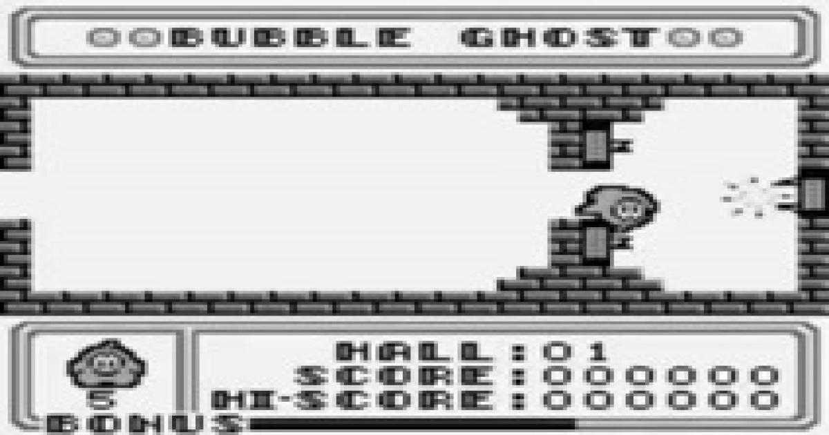 Bubble Ghost emulator for GameBoy
