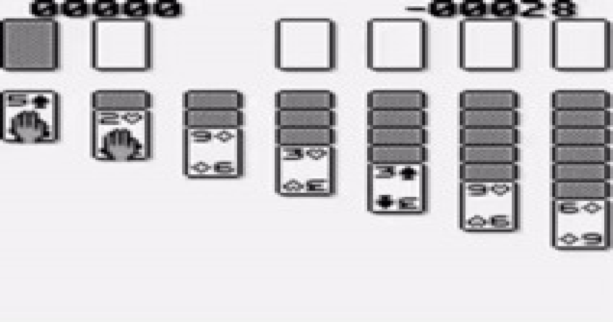 Solitaire FunPak emulator for GameBoy