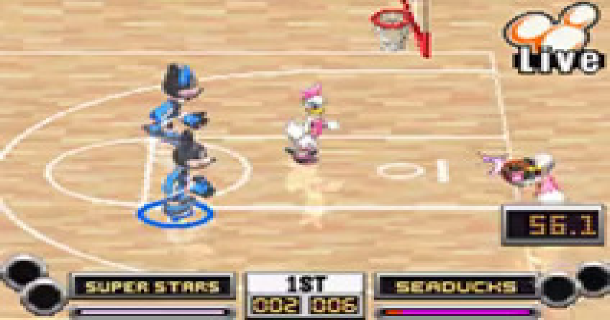 Disney Sports - Basketball (U) emulator for GameBoy Advance