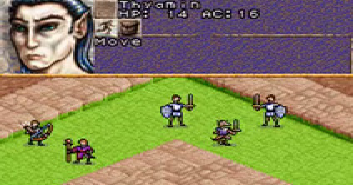 Dungeons and Dragons - Eye of the Beholder (U) emulator for GameBoy Advance