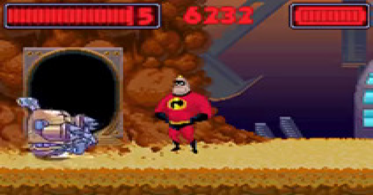 Incredibles, The - Rise of the Underminer (U) emulator for GameBoy Advance