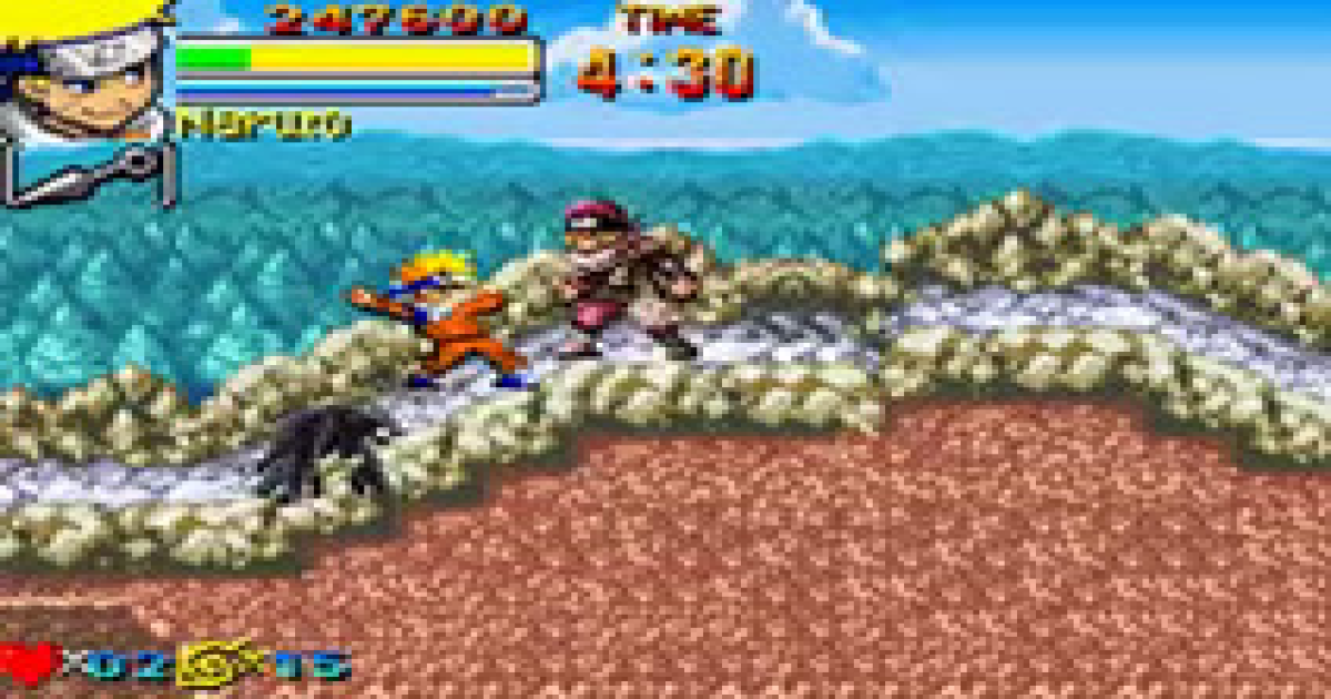 Naruto - Ninja Council (U) emulator for GameBoy Advance