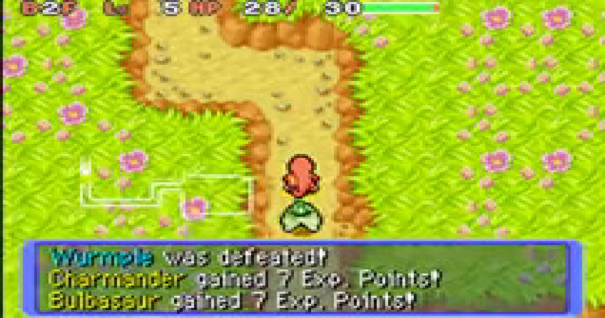 Pokemon Mystery Dungeon - Red Rescue Team (U) emulator for GameBoy Advance