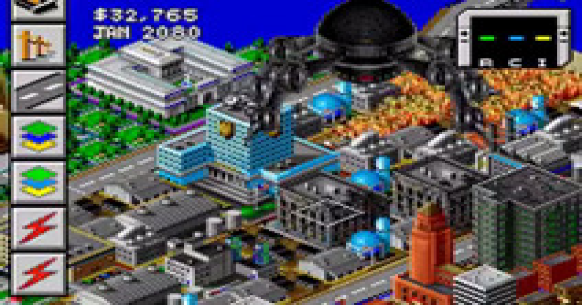 Sim City 2000 (U) (M4) emulator for GameBoy Advance
