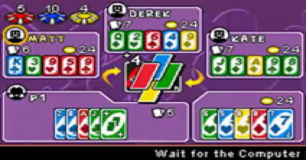 Uno 52 (U) emulator for GameBoy Advance
