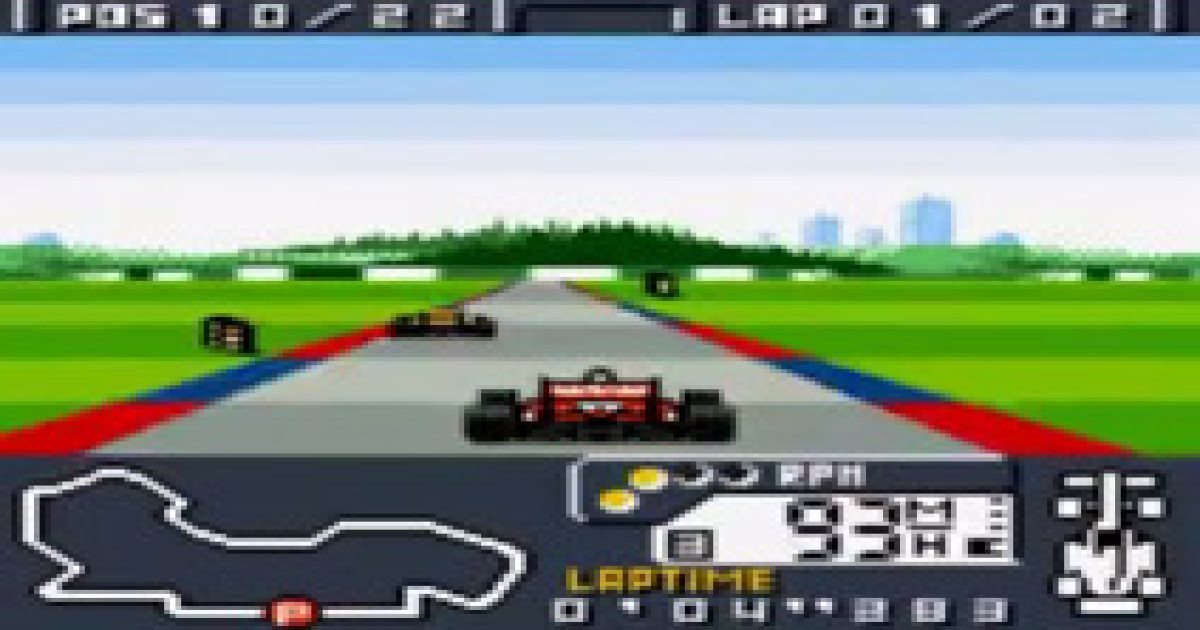 F-1 World Grand Prix II emulator for GameBoy Color