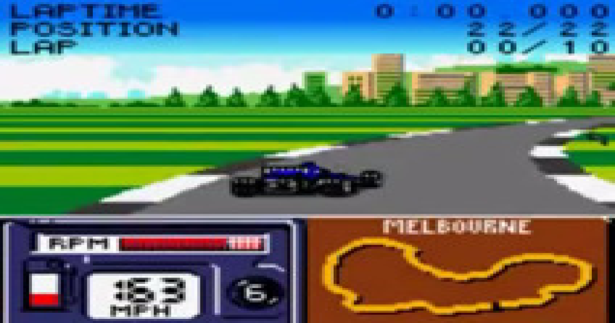 Formula One 2000 emulator for GameBoy Color