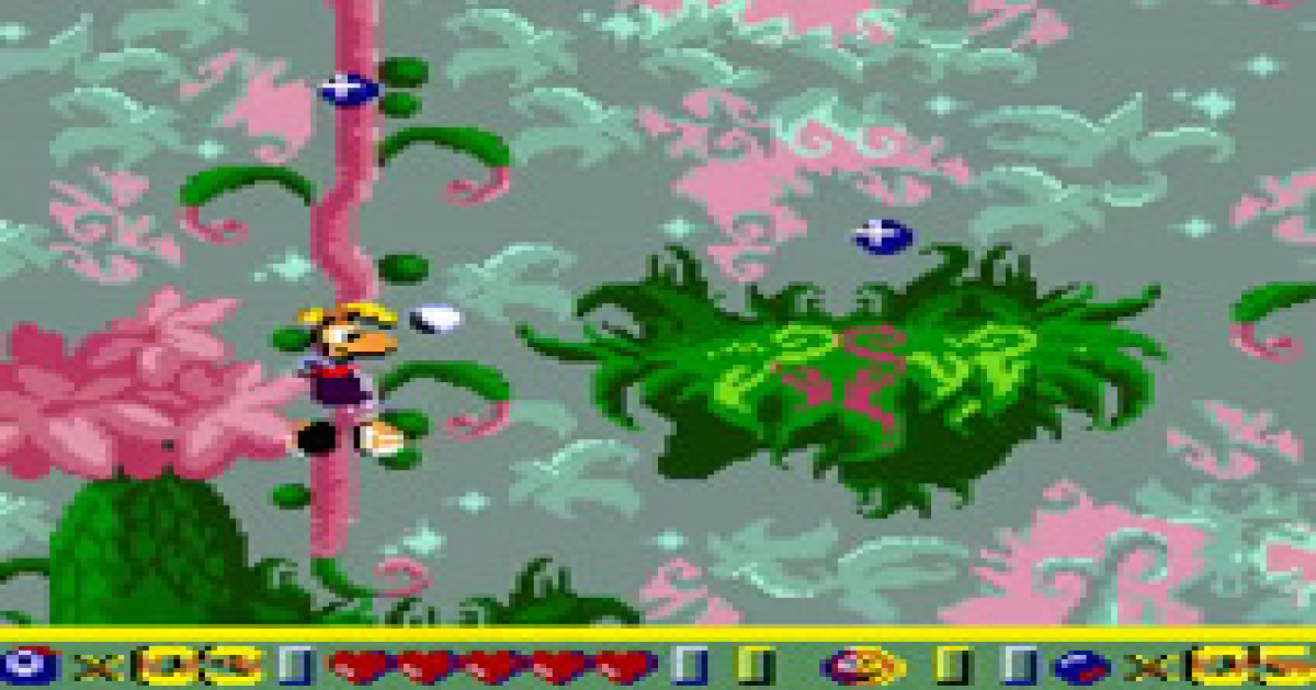 Rayman I emulator for GameBoy Color