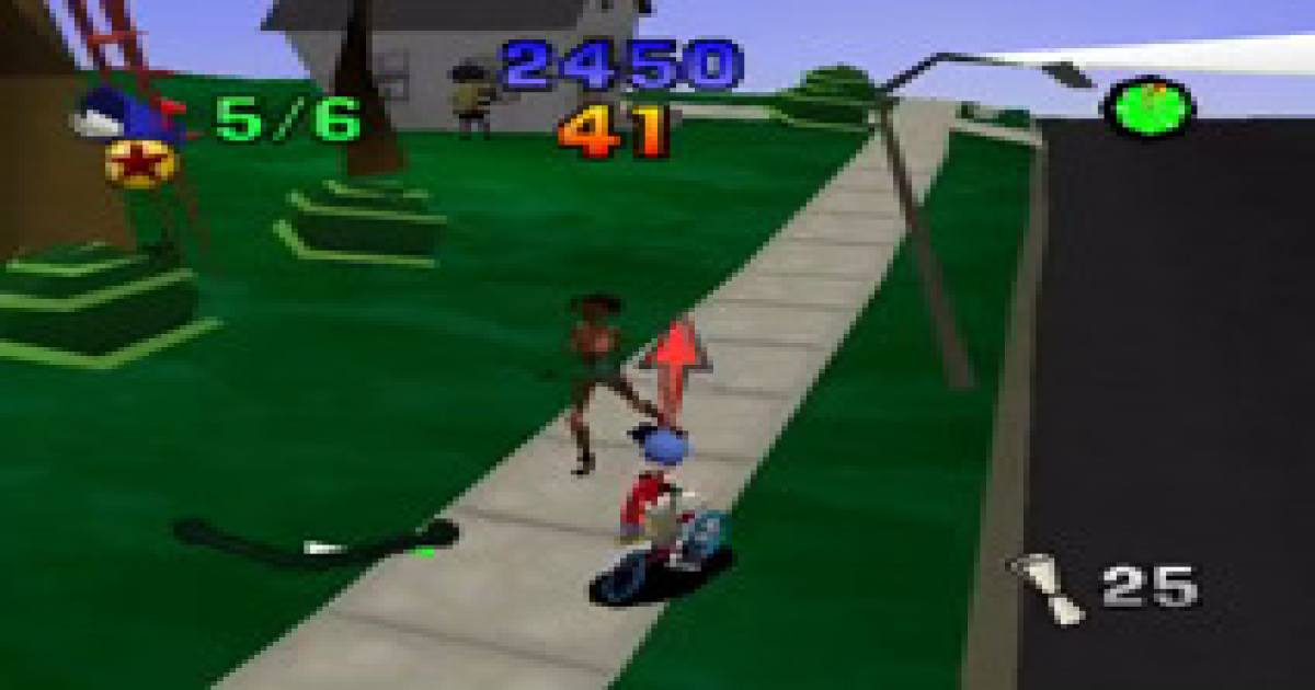 Paperboy (USA) emulator for Nintendo 64