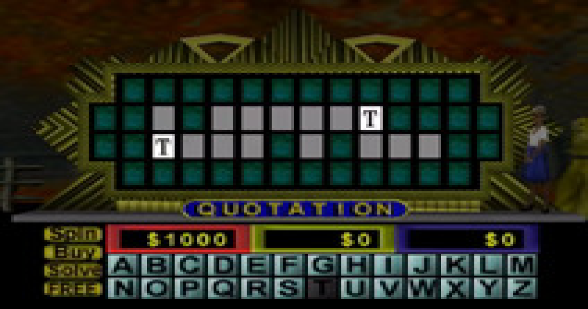 Wheel of Fortune (USA) emulator for Nintendo 64