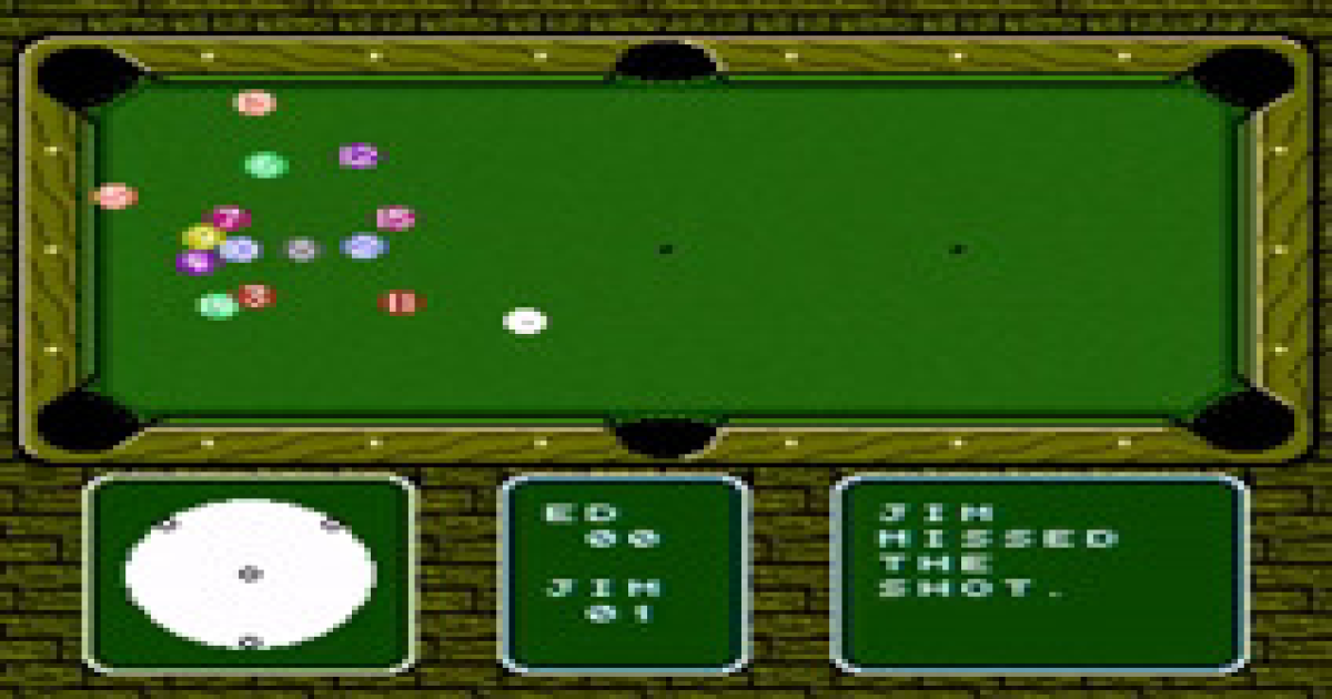 Break Time - The National Pool Tour (U) emulator for Nintendo / Famicom