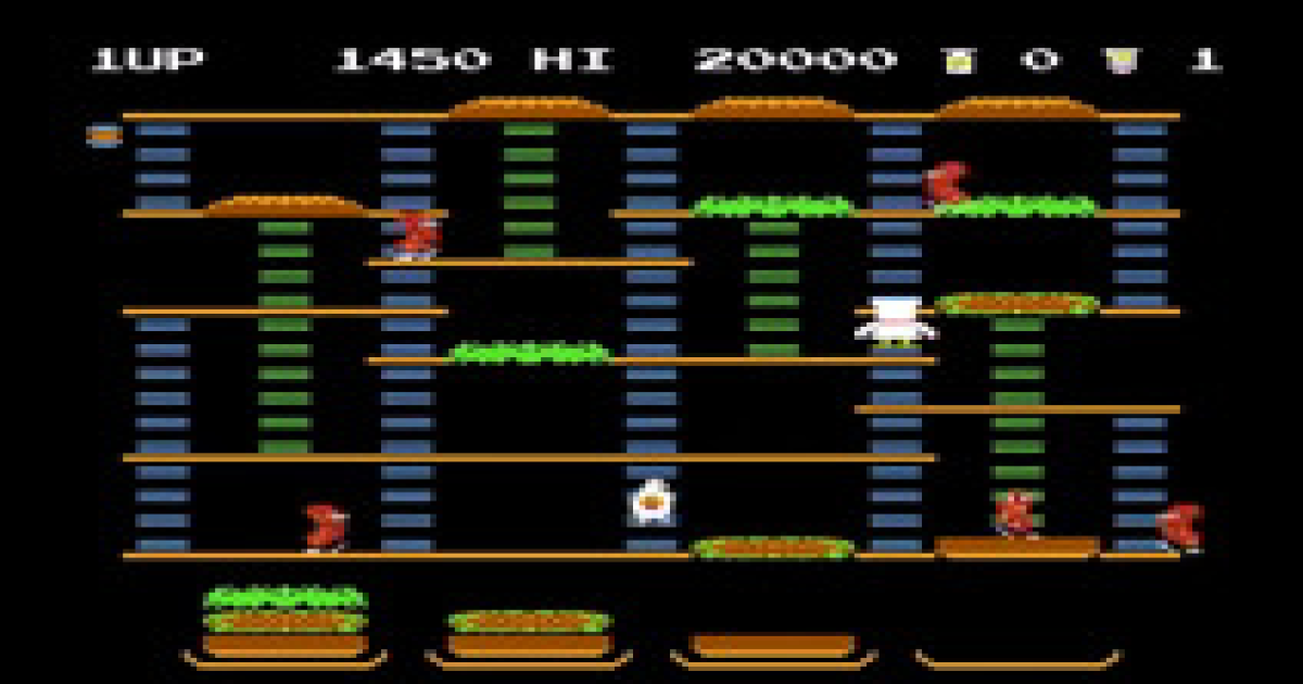 Burger Time (U) emulator for Nintendo / Famicom
