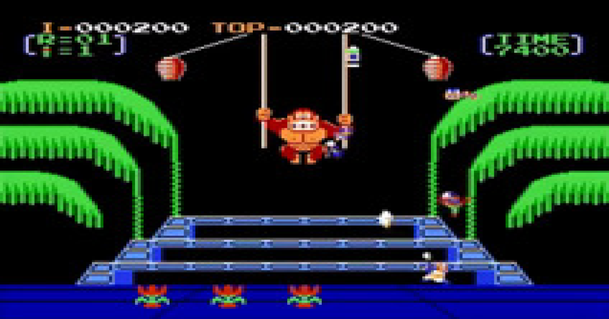 Donkey Kong 3 (W) emulator for Nintendo / Famicom
