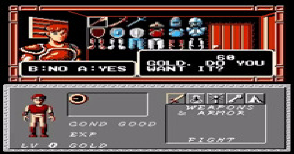 Dungeon Magic - Sword of the Elements (U) emulator for Nintendo / Famicom