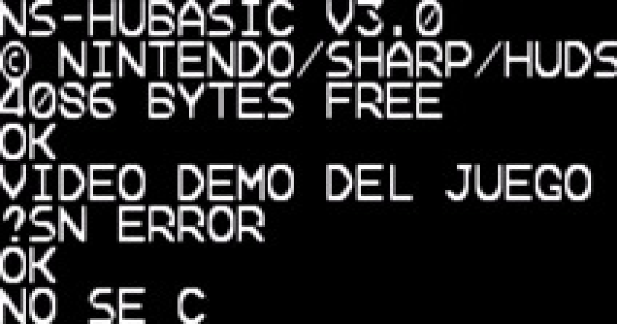Family BASIC (J) (V3.0) emulator for Nintendo / Famicom