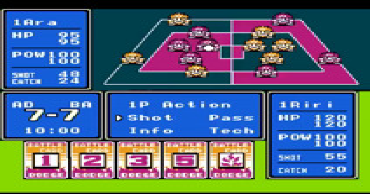 Honoo no Doukyuuji - Dodge Danpei 2 (J) emulator for Nintendo / Famicom