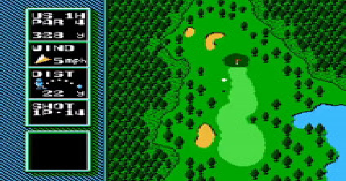 NES Open Tournament Golf (E) emulator for Nintendo / Famicom