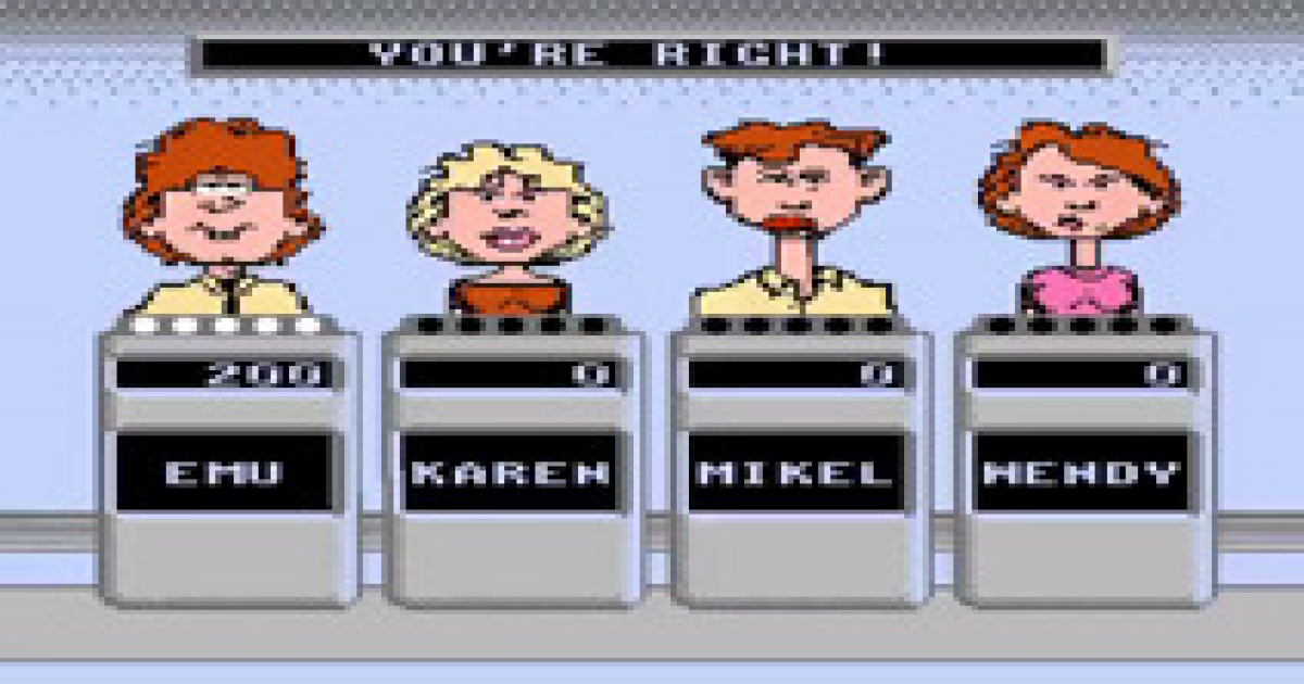 Super Jeopardy! (U) emulator for Nintendo / Famicom