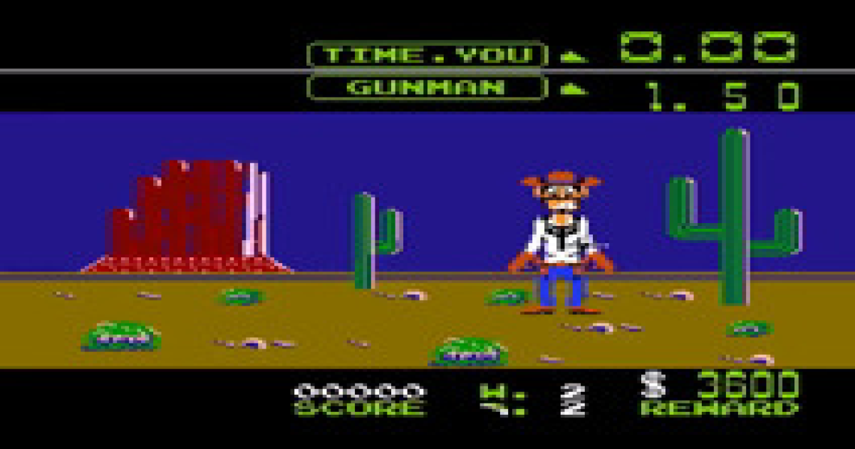 Wild Gunman (U) (PRG0) emulator for Nintendo / Famicom