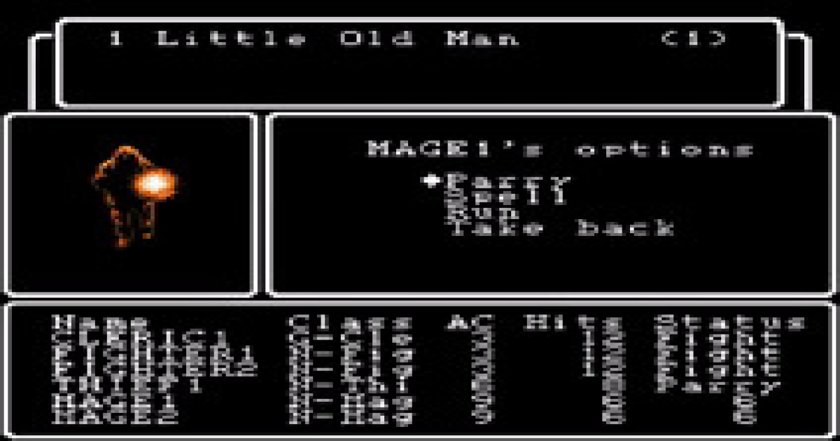 Wizardry - The Knight of Diamonds (U) emulator for Nintendo / Famicom