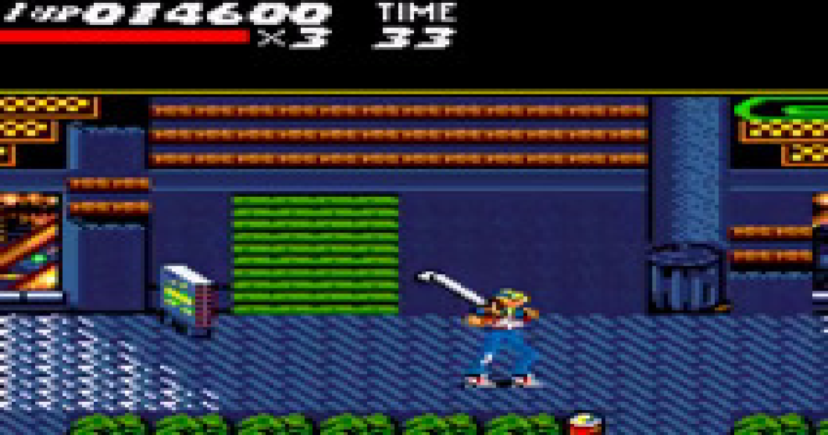 Bare Knuckle ~ Streets of Rage (World) emulator for SEGA Game Gear